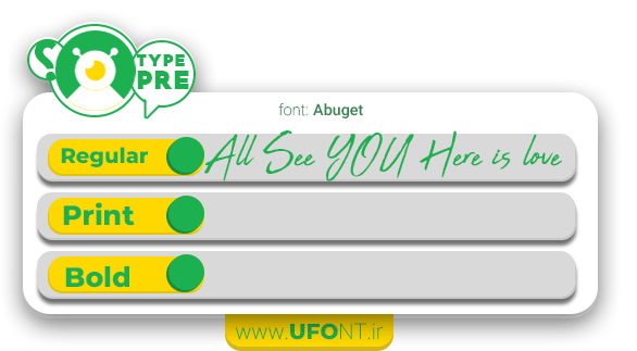 دانلود فونت لاتین دستنویس خودکاری Abuget - مرجع بزرگ فونت فارسی و لاتین ...